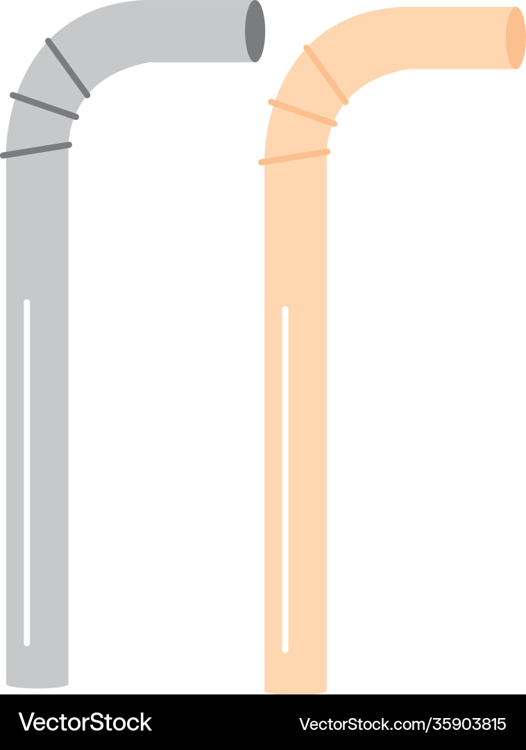 Metal straws icon design Royalty Free Vector Image