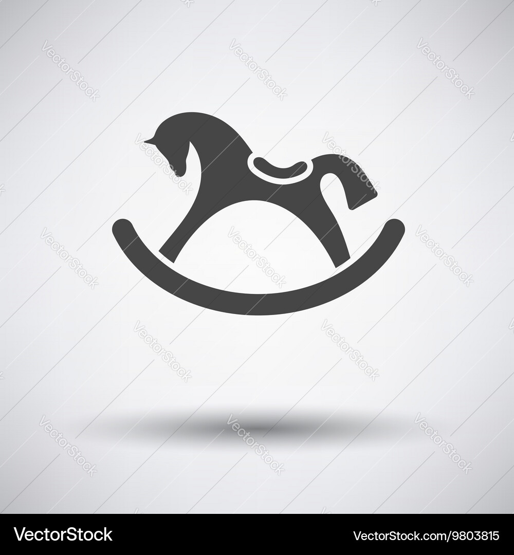 Rocking horse icon Royalty Free Vector Image - VectorStock