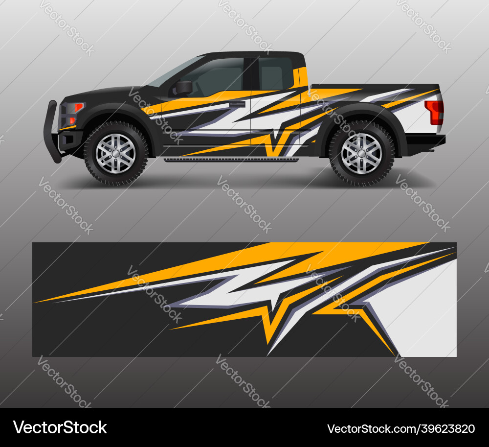 Abstract racing graphic background for offroad Vector Image