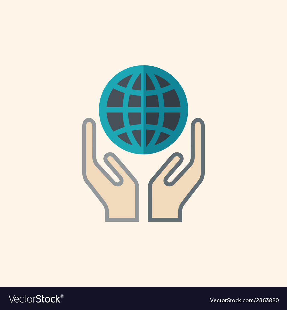 Help flat icon Royalty Free Vector Image - VectorStock