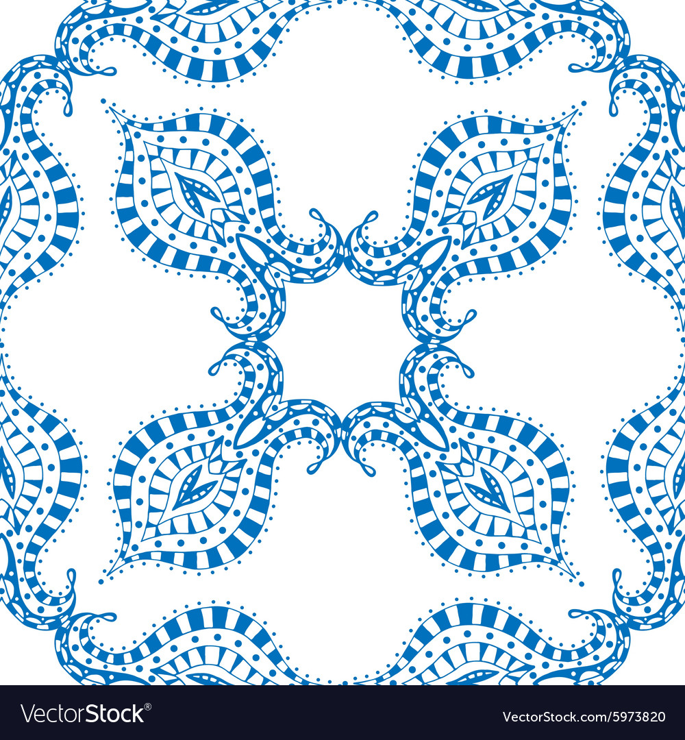 Seamless Blue Pattern Royalty Free Vector Image