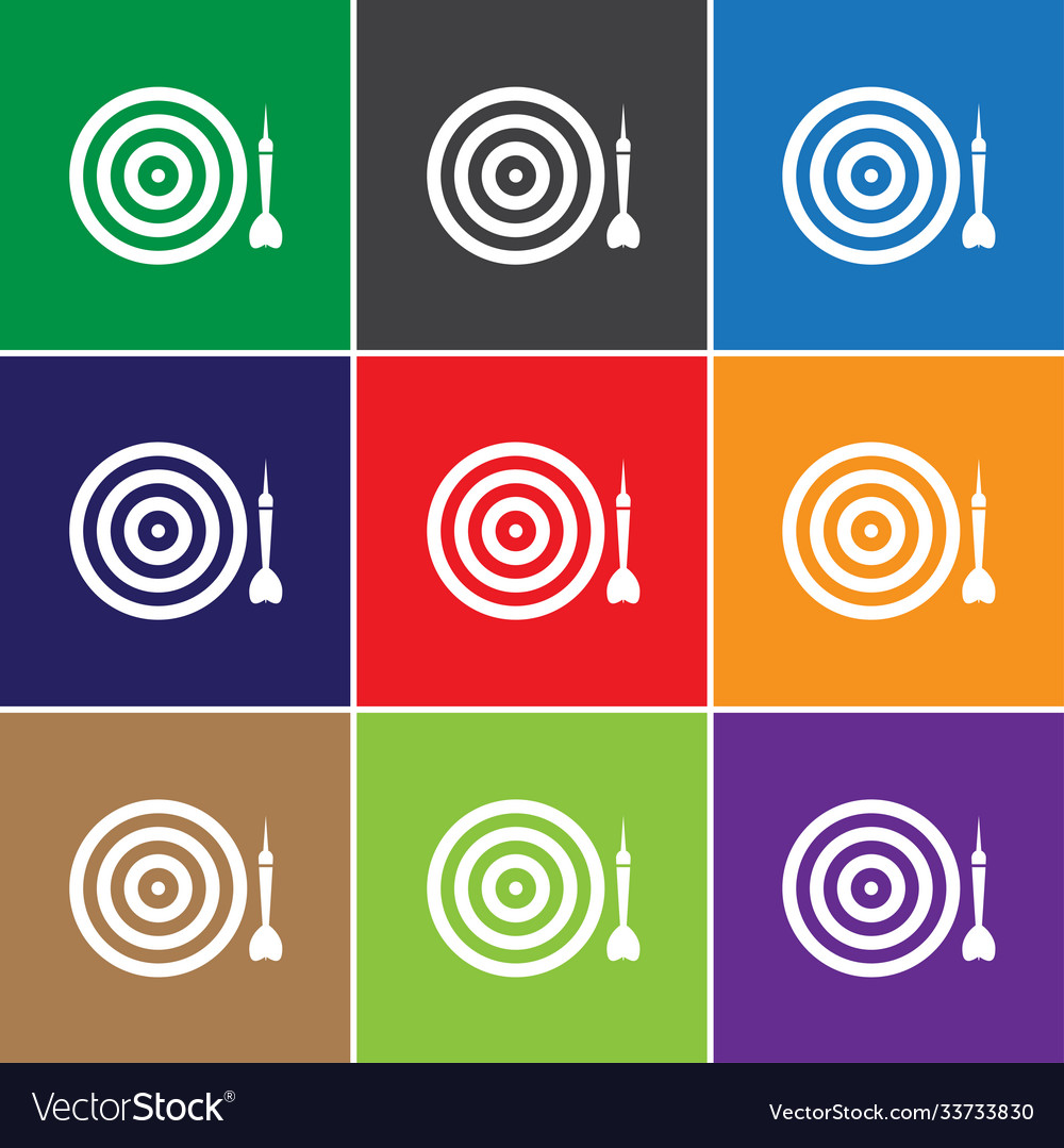 Dart icon Royalty Free Vector Image - VectorStock