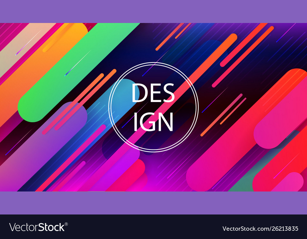 Abstract dark blue composition with a set multi Vector Image