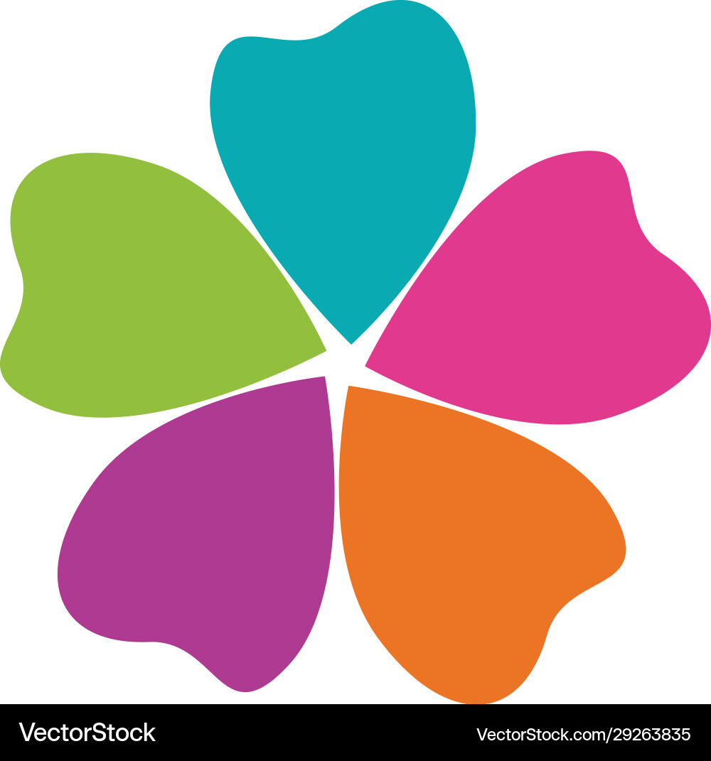 Beauty icon flowers design Royalty Free Vector Image