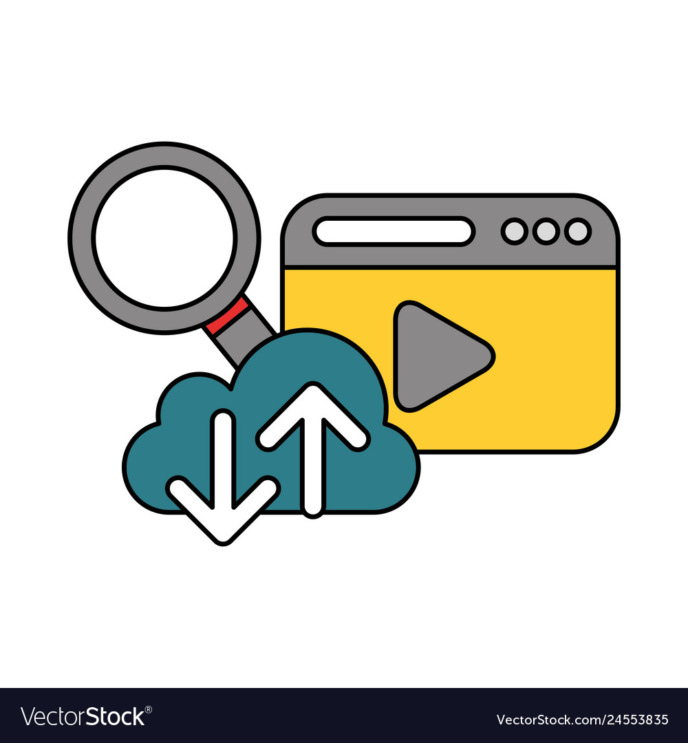 Security data technology Royalty Free Vector Image