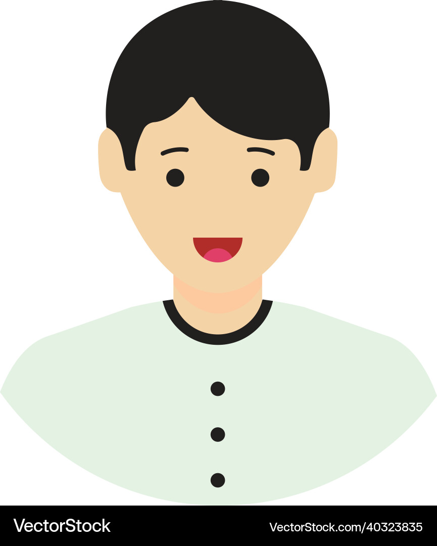 Simple of avatar icon Royalty Free Vector Image