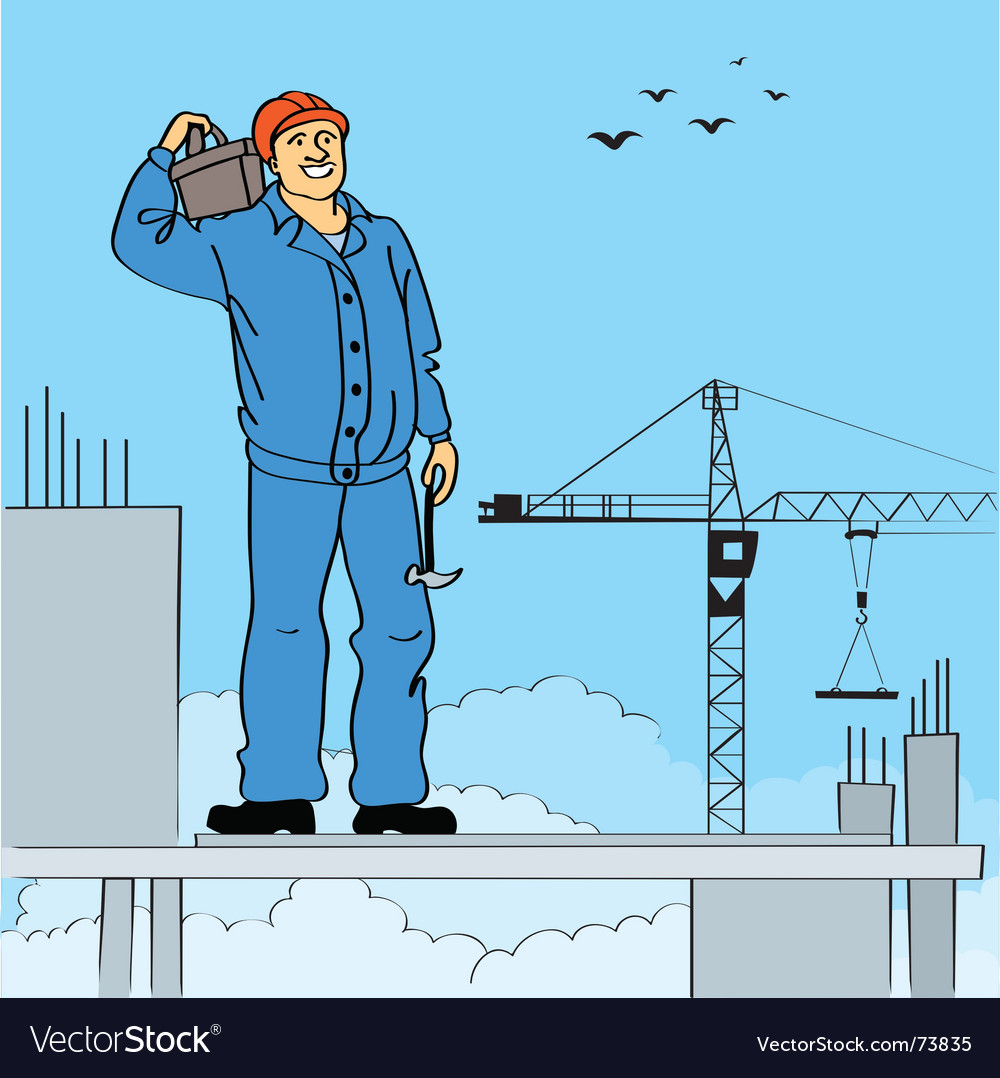 Workman Royalty Free Vector Image - VectorStock