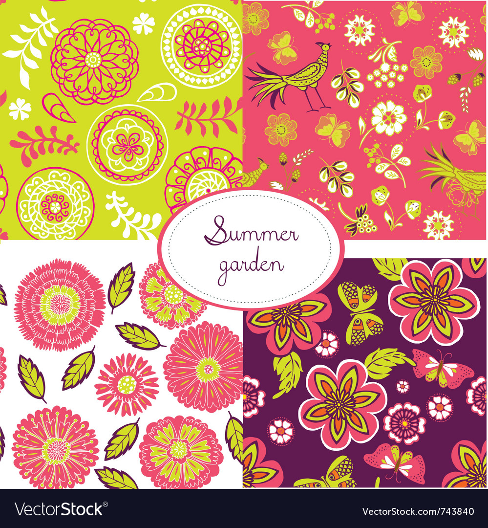 Classic patterns Royalty Free Vector Image - VectorStock