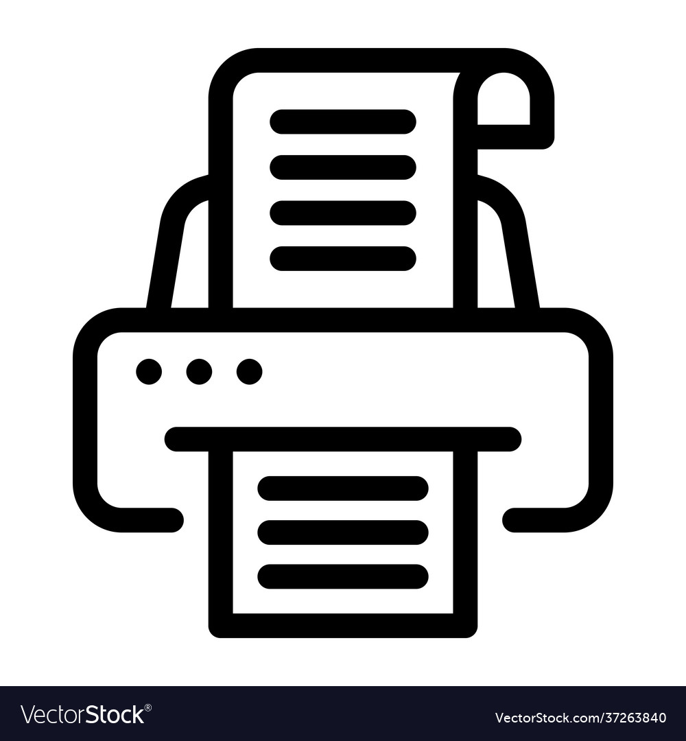 Printer Royalty Free Vector Image - VectorStock