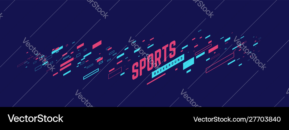 Sports geometric background Royalty Free Vector Image