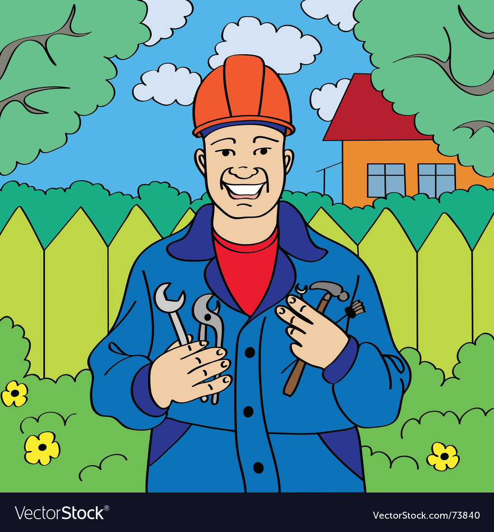 Workman Royalty Free Vector Image - VectorStock