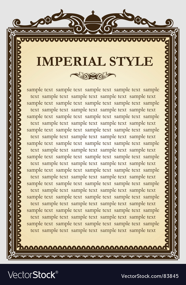 Ancient frame patterns Royalty Free Vector Image