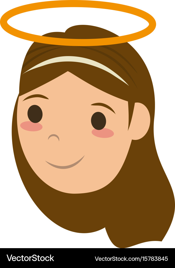 Angel cute cartoon icon image Royalty Free Vector Image