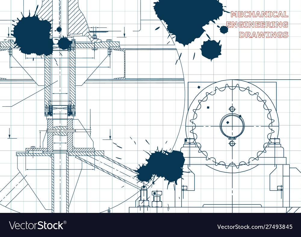 Engineering backgrounds mechanical Royalty Free Vector Image