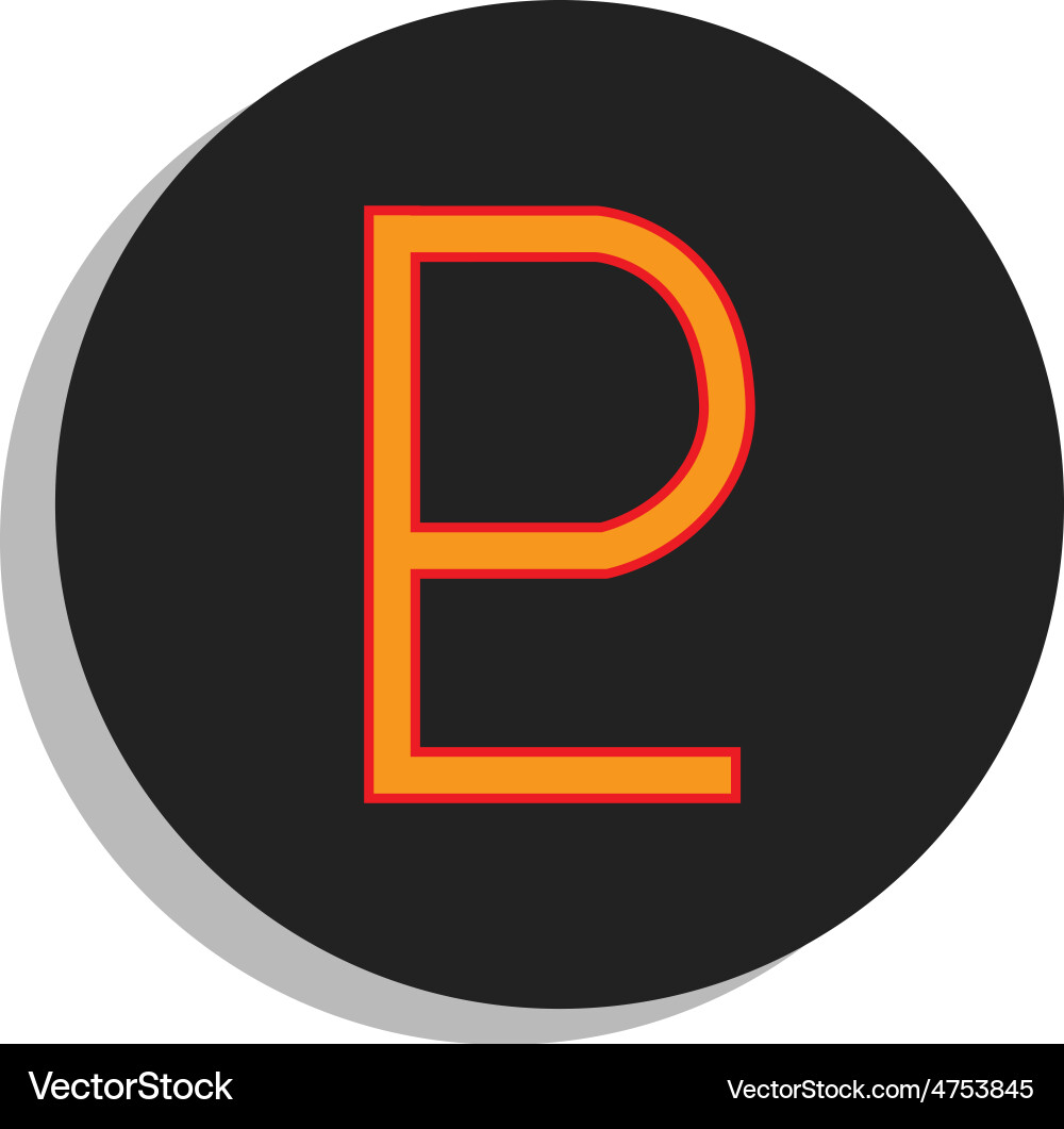Pluto symbol Royalty Free Vector Image - VectorStock