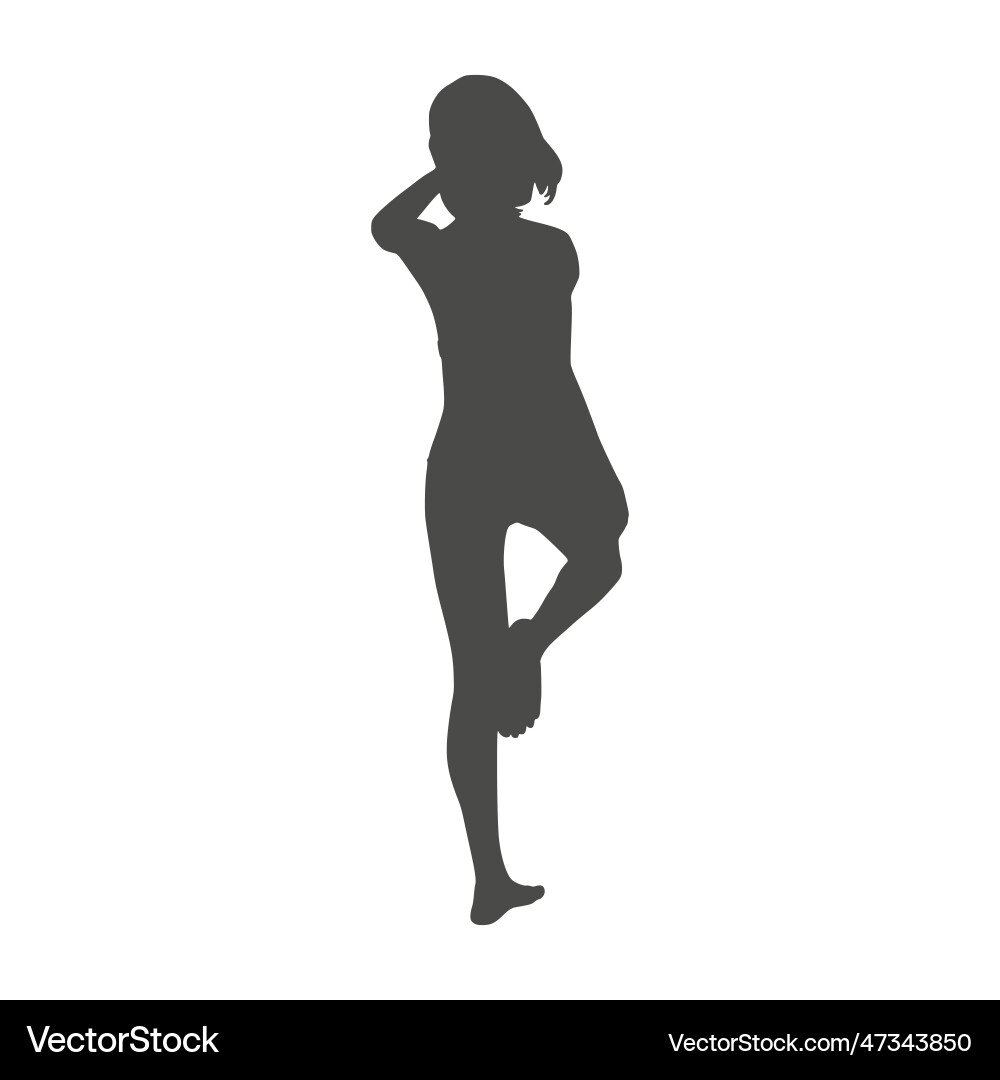 A beautiful fashion model posing Royalty Free Vector Image