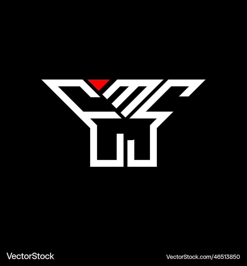 Ems letter logo creative design with graphic Vector Image