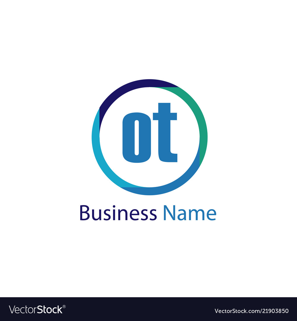 Initial letter ot logo template design Royalty Free Vector Initial letter ot logo template design Royalty Free Vector