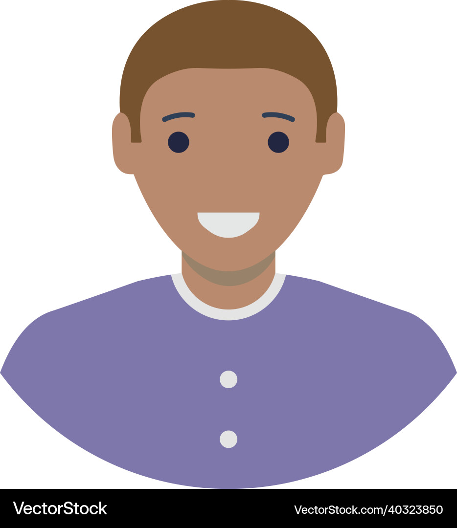 Simple of avatar icon Royalty Free Vector Image