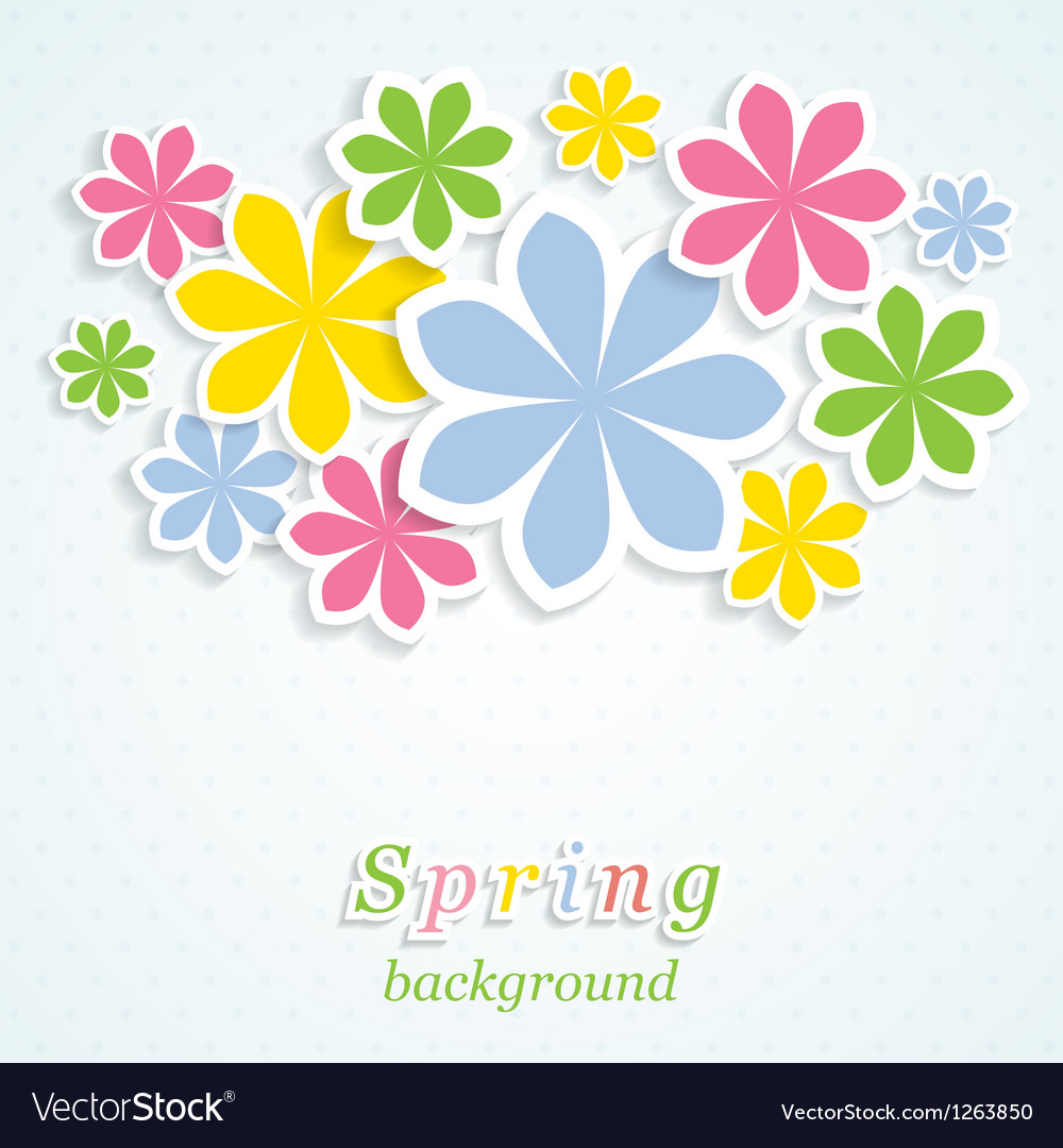 Spring background Royalty Free Vector Image - VectorStock