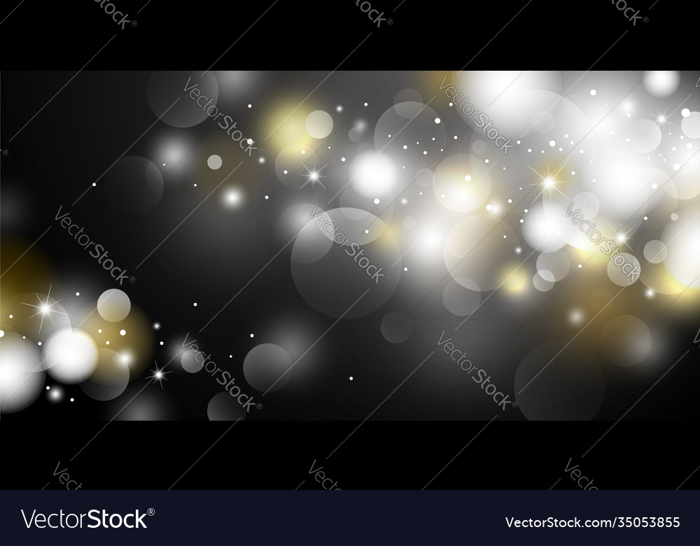 Abstract bokeh lights background Royalty Free Vector Image