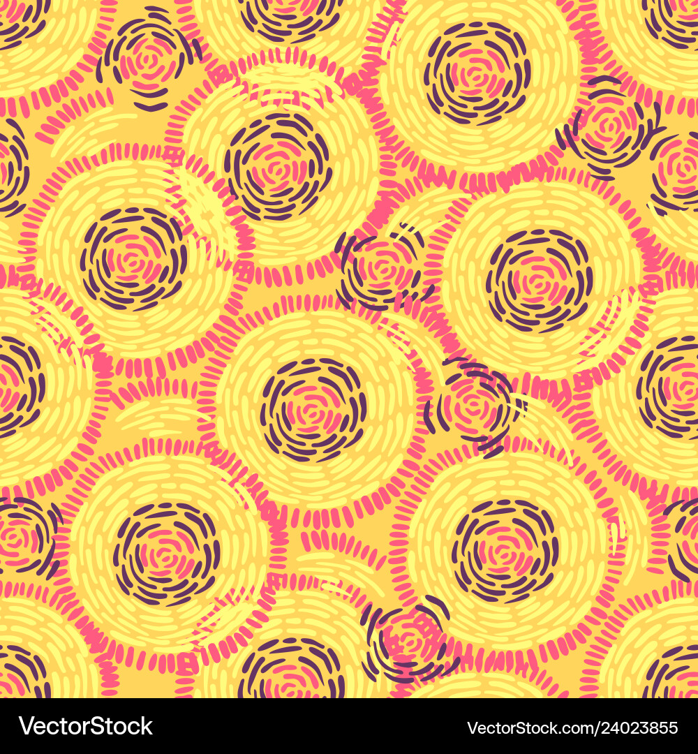 Abstract ikat and boho style handcraft fabric Vector Image