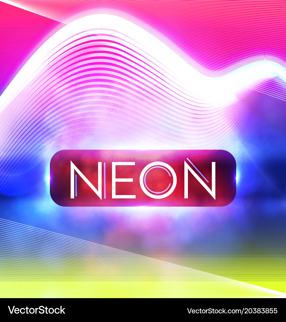 Abstract neon colors blur background trendy space Vector Image