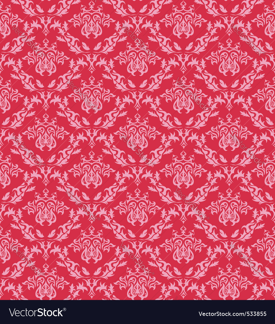 Damask seamless pattern Royalty Free Vector Image