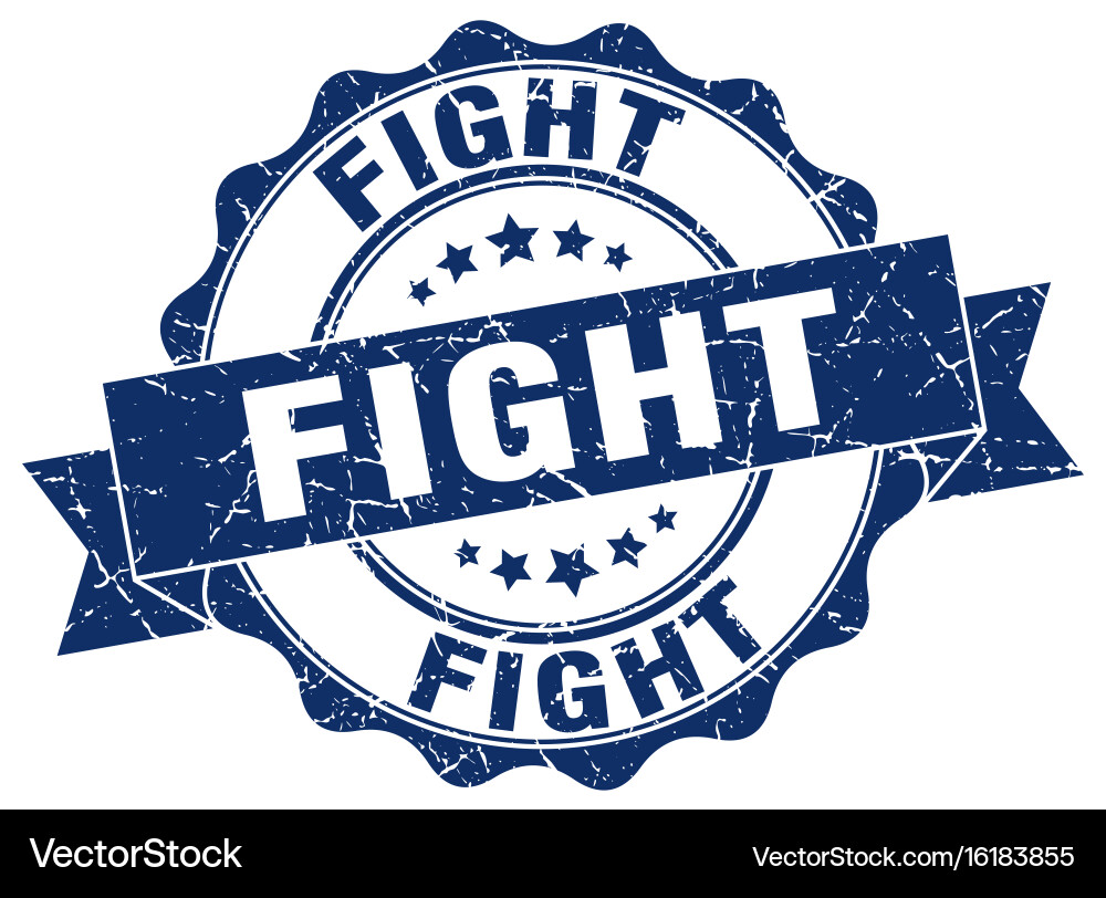 Fight stamp sign seal Royalty Free Vector Image