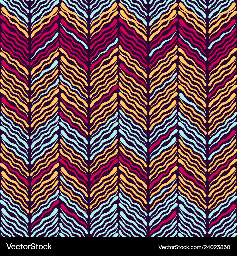 Abstract ikat and boho style handcraft fabric Vector Image