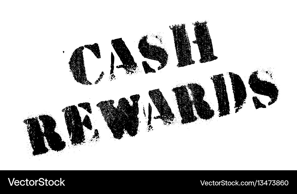 Cash rewards rubber stamp Royalty Free Vector Image