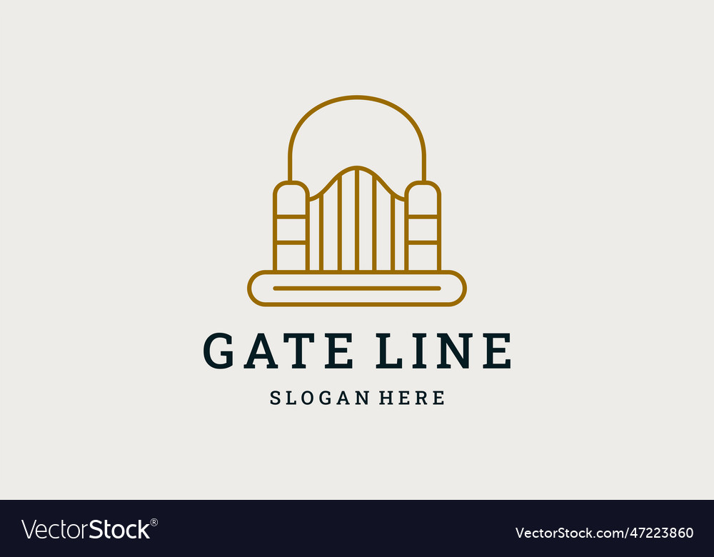 Gate Royalty Free Vector Image - VectorStock