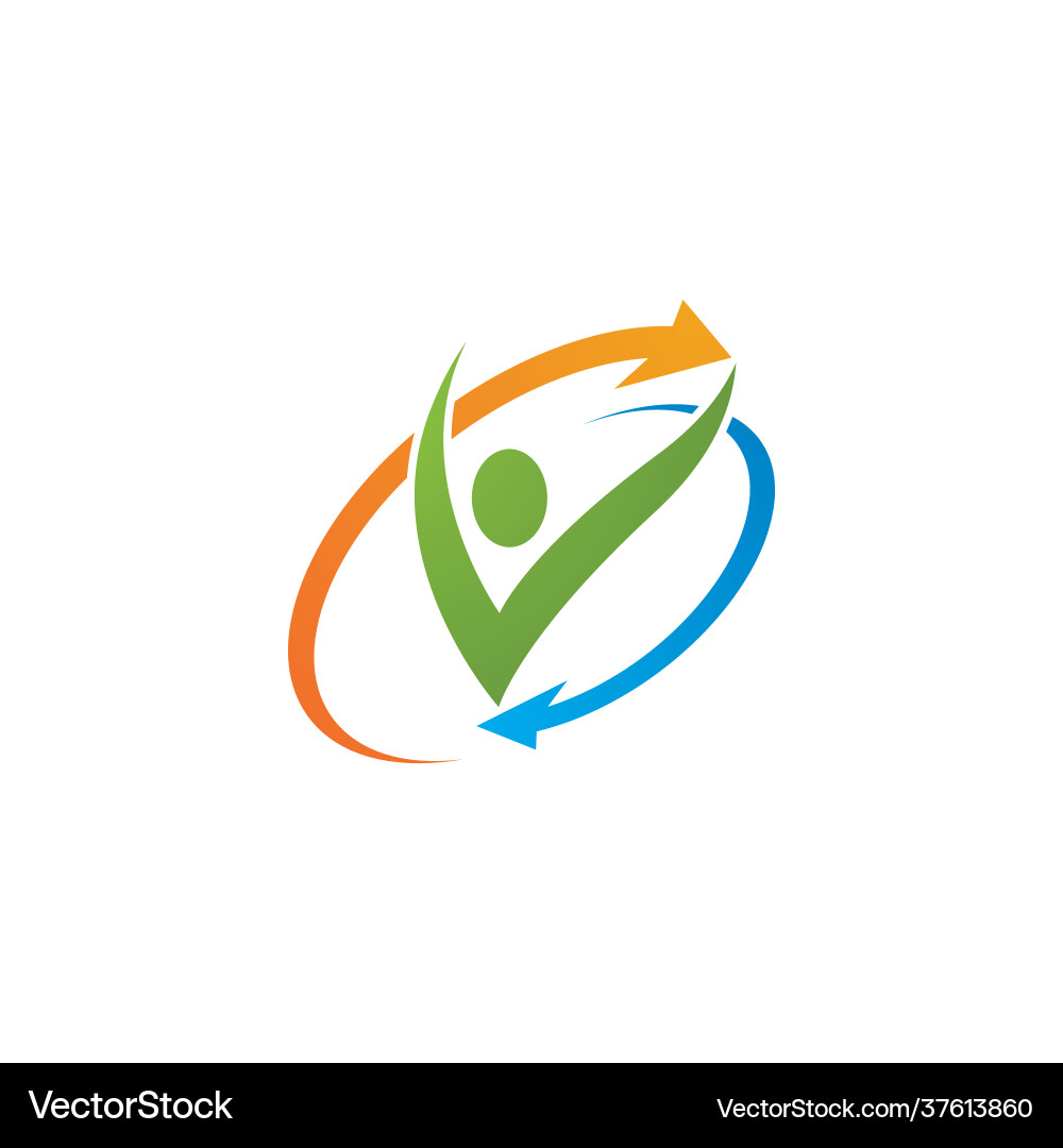 Healthy life people Royalty Free Vector Image - VectorStock