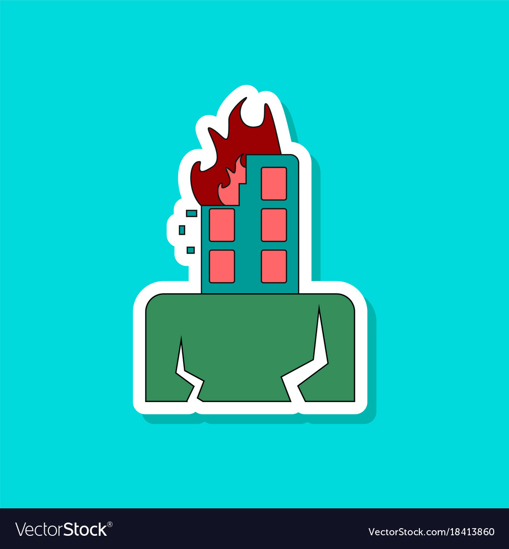 Paper Sticker On Stylish Background Natural Vector Image