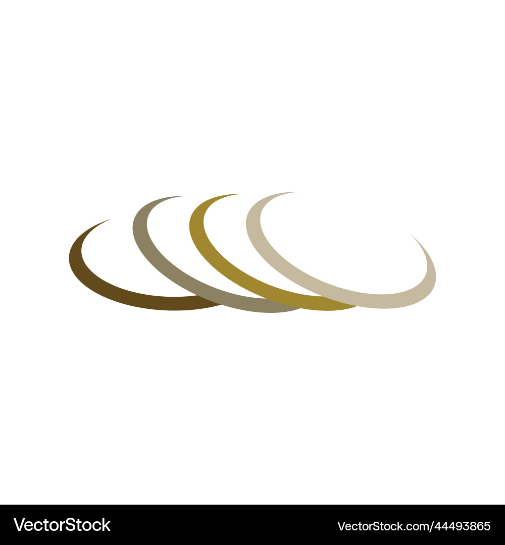 Coins logo money icon Royalty Free Vector Image