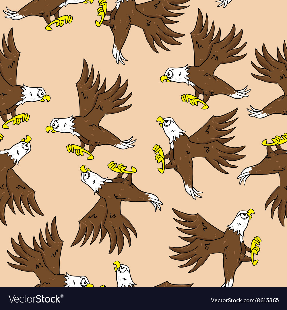 Eagle pattern Royalty Free Vector Image - VectorStock