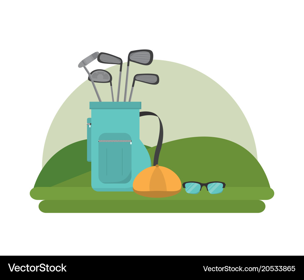 Golf sport game Royalty Free Vector Image - VectorStock