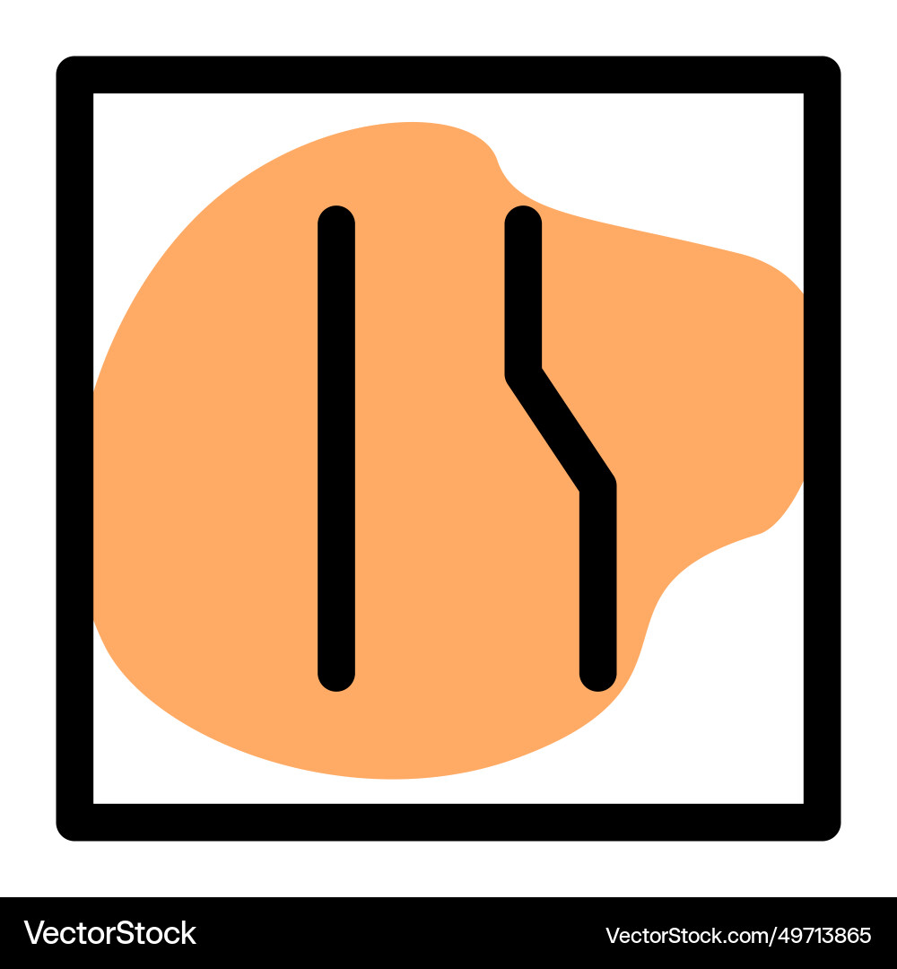Slim path for limited vehicular passage Royalty Free Vector