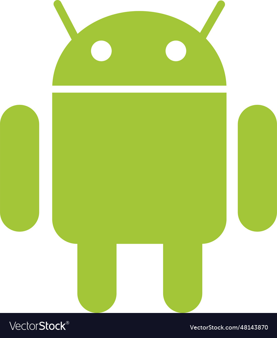 Android is a mobile operating system Royalty Free Vector