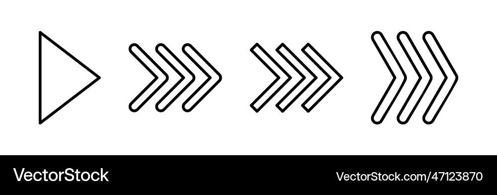 Arrow icon symbol sign for your web Royalty Free Vector