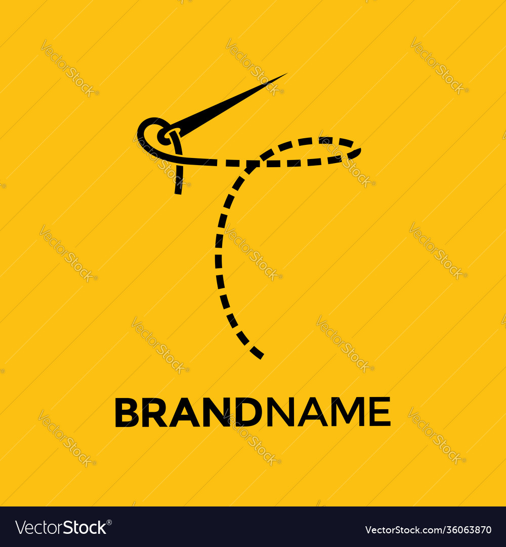 Initial t needle Royalty Free Vector Image - VectorStock