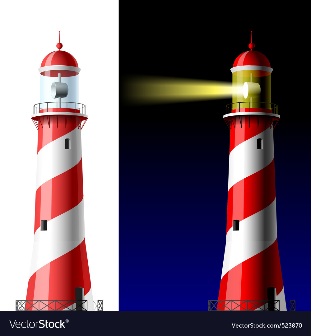 Lighthouse Royalty Free Vector Image - VectorStock
