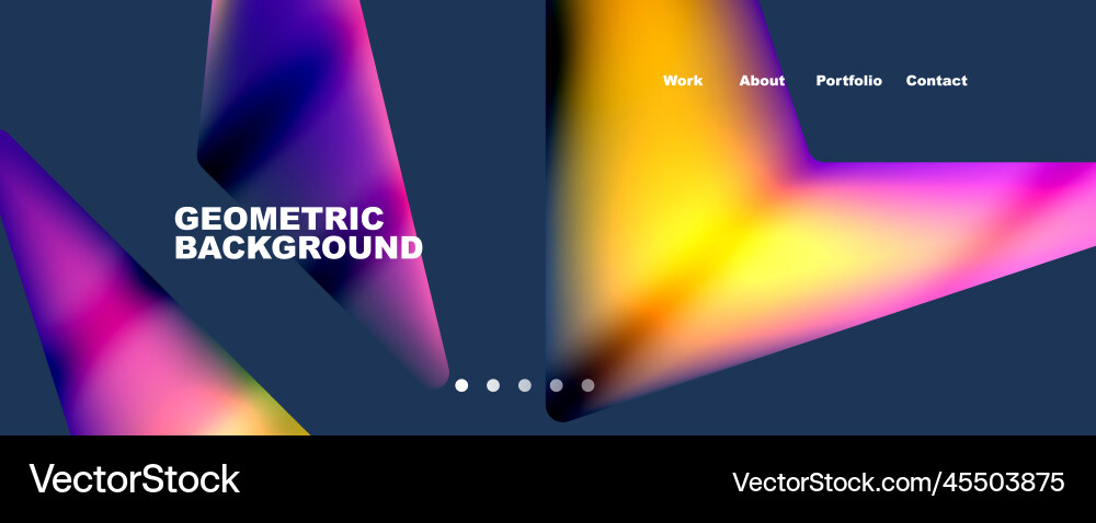 Geometric shapes minimalist abstract background Vector Image