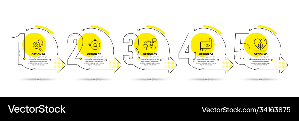 Water analysis local grown and timer icons set Vector Image