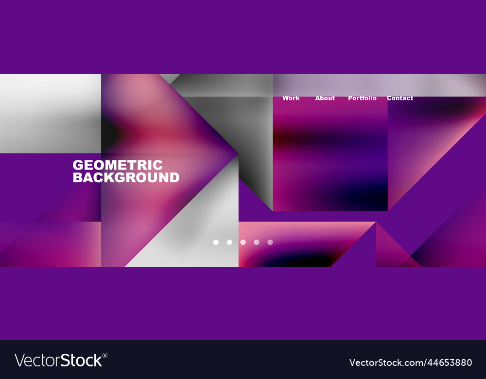 Dynamic lines triangles rectangles geometric Vector Image