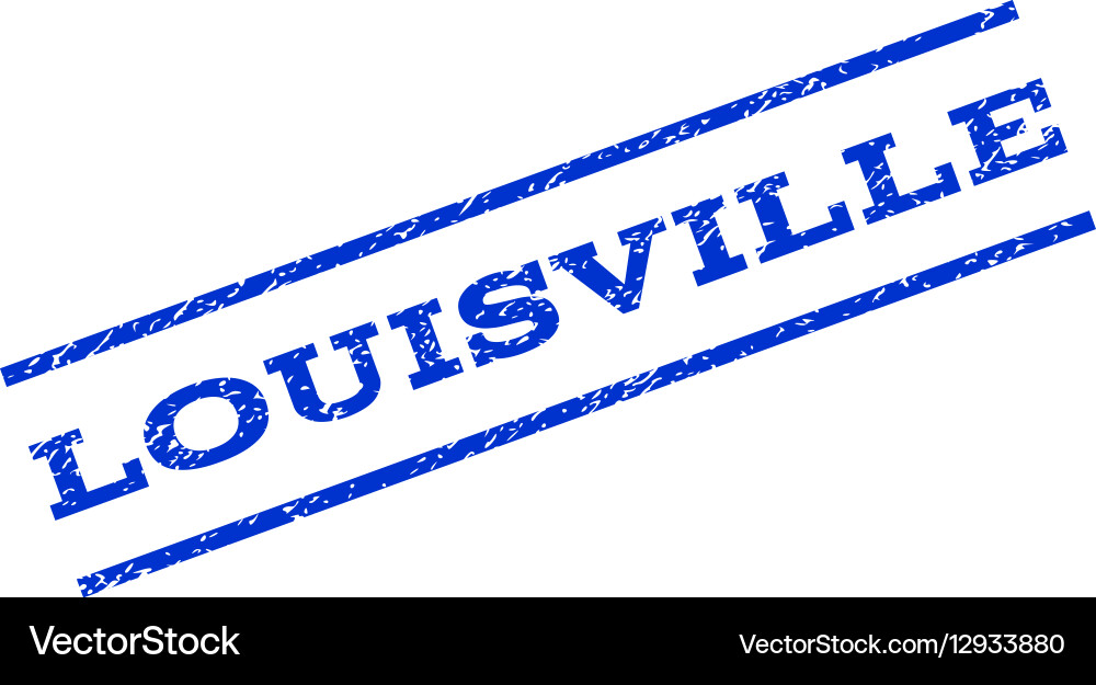 Louisville watermark stamp Royalty Free Vector Image
