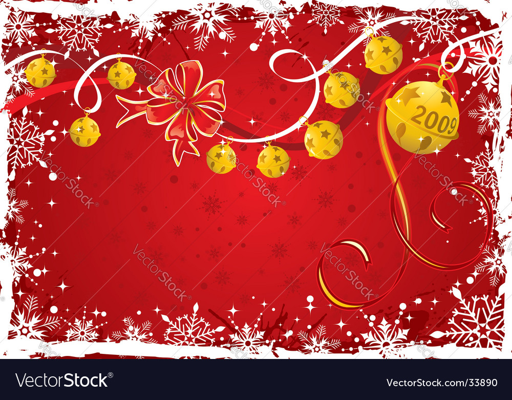 Christmas background frame Royalty Free Vector Image