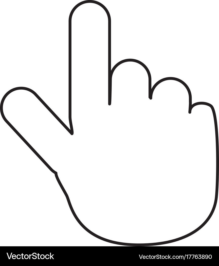 Hand Royalty Free Vector Image - VectorStock