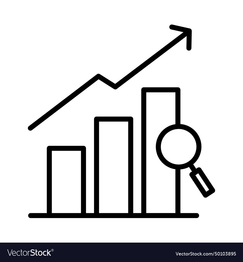 Data analysis performance business icon Royalty Free Vector Data analysis performance business icon Royalty Free Vector