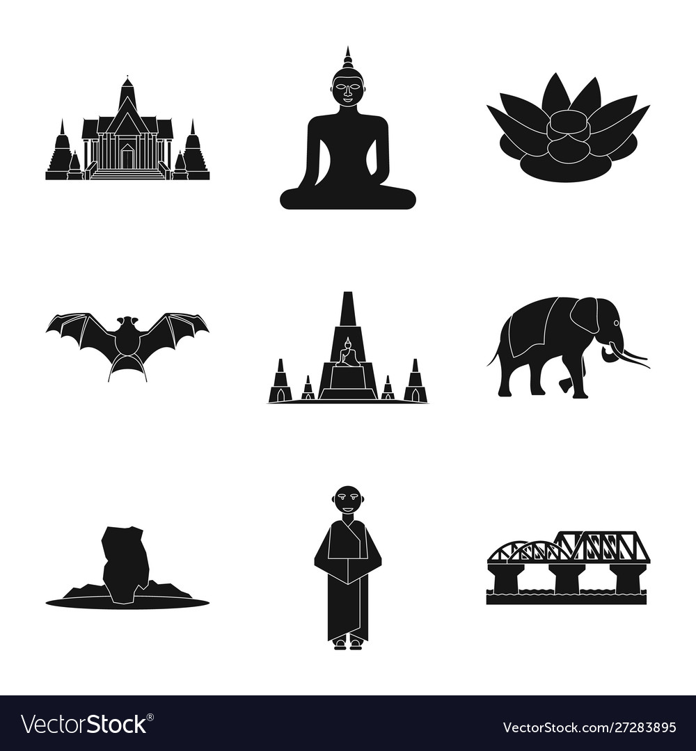 Design country and national icon Royalty Free Vector Image